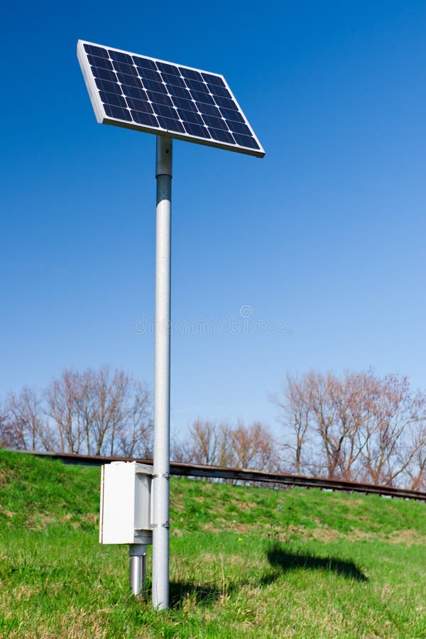 Solar Panel Measuring Device Stock Image - Image of panel, tool: 24193065