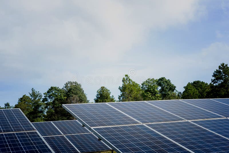 Solar panel stock image. Image of panorama, nature, panel - 81592427