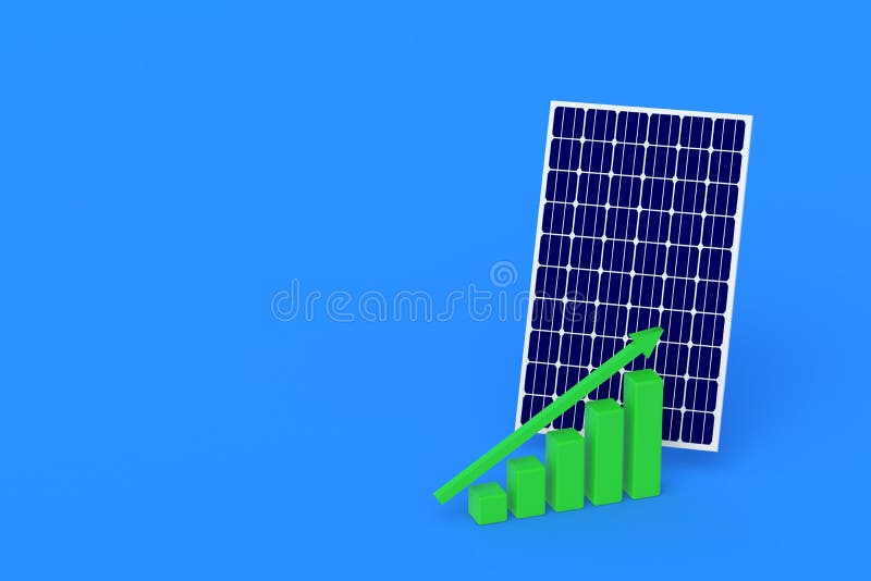 Solar Panel Near Graph. Positive Growth Dynamics, Construction of ...