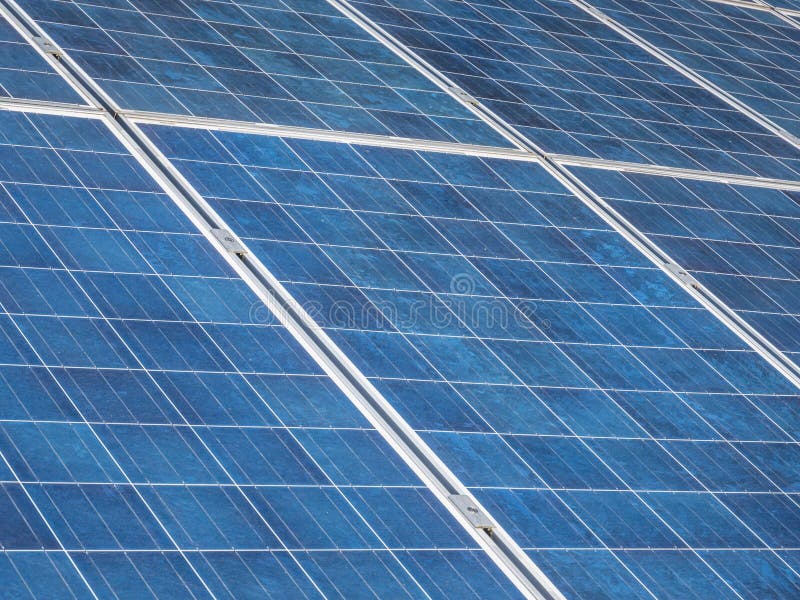 Solar Panel Pattern Background Image Stock Image - Image of roof ...
