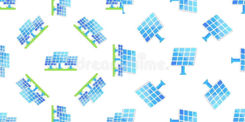 Solar Panel Pattern Promoting Renewable Energy and Eco Friendly ...