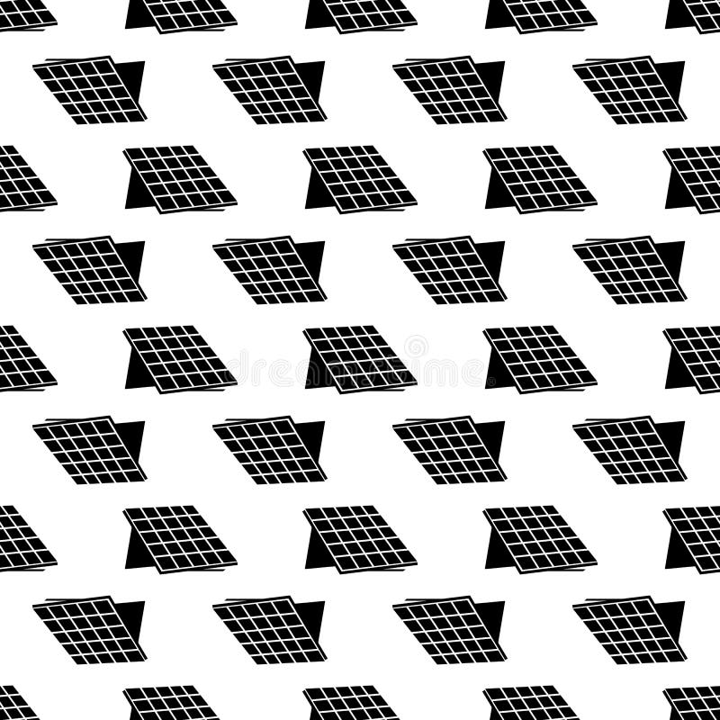 Solar Panel Pattern Seamless Vector Stock Vector - Illustration of ...