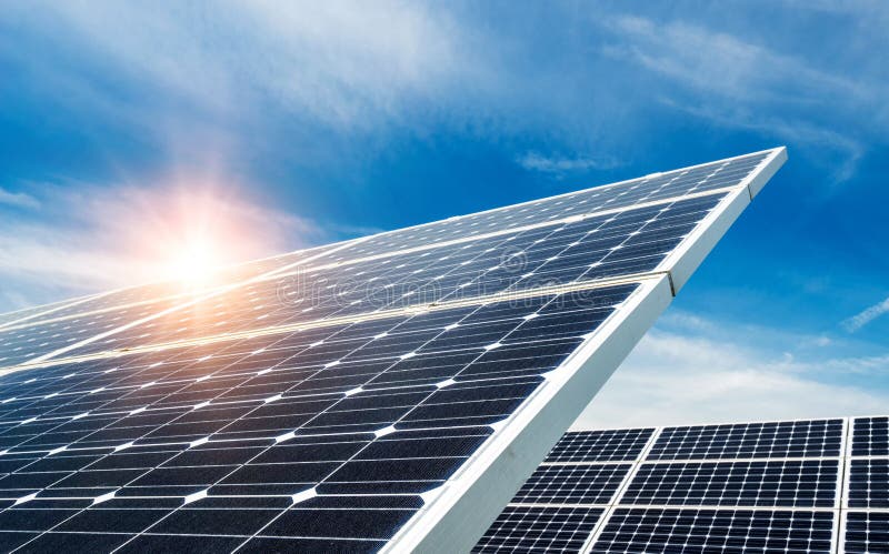 Solar Panel, Photovoltaic, Alternative Electricity Source Stock Image ...