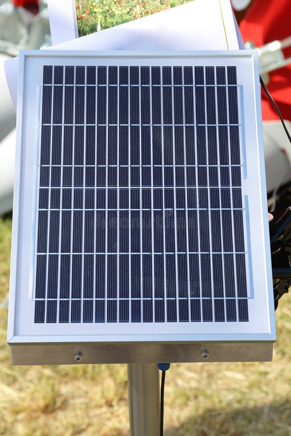 Solar cell module stock photo. Image of blue, environment - 16565202