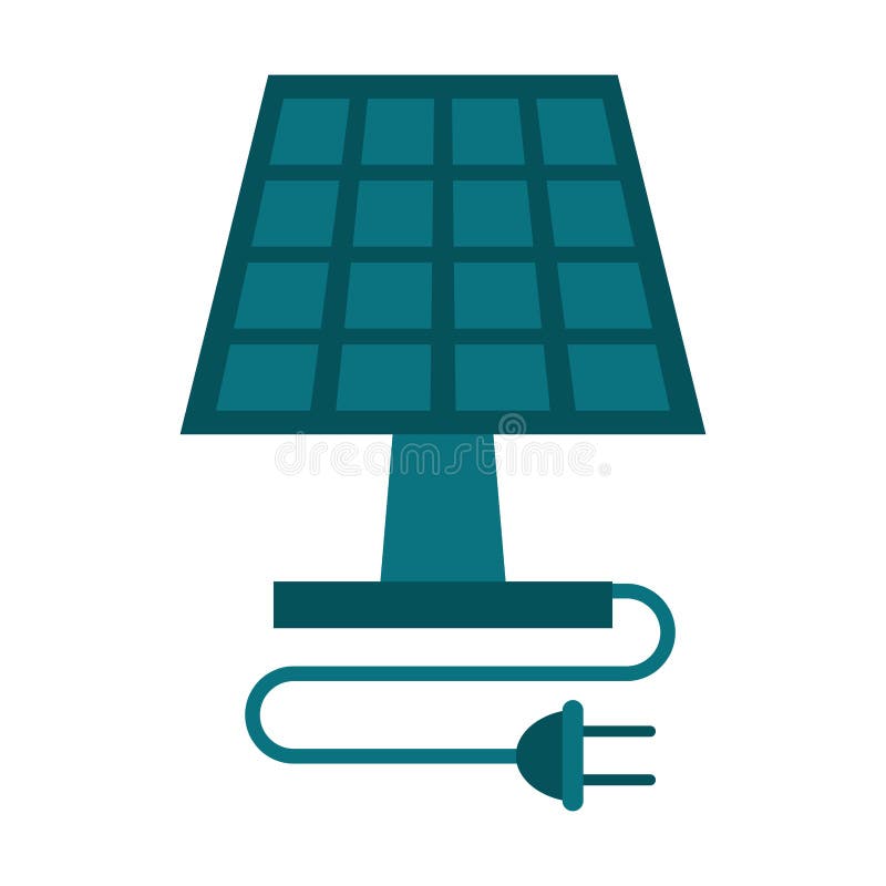 Solar Panel and Ecology Design Stock Vector - Illustration of support ...