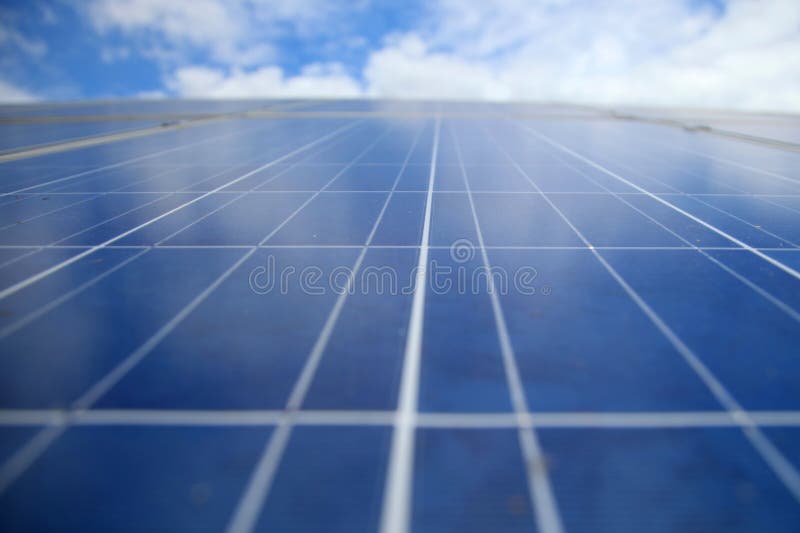 Solar Panel. Solar Panel Produces Green, Environmentally Friendly ...