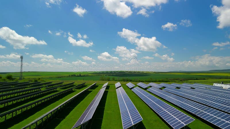 Solar Panel Produces Green, Environmentaly Friendly Energy from the ...