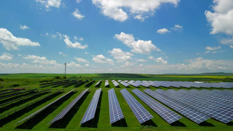 Solar Panel Produces Green, Environmentaly Friendly Energy from the ...