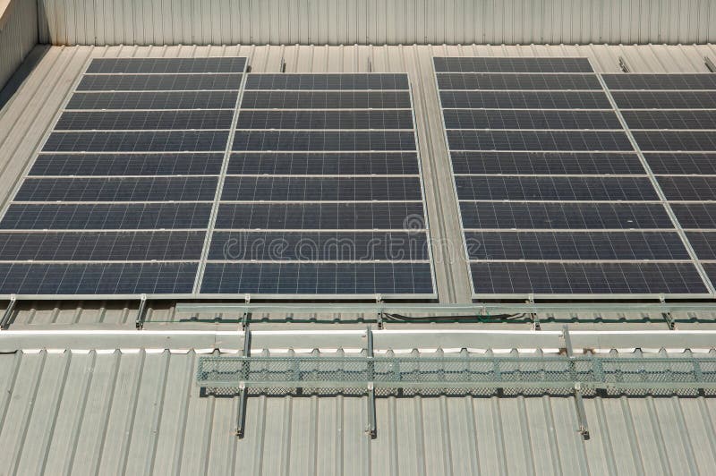 The Solar Panel for the Production of Electricity with Ray of Light on ...