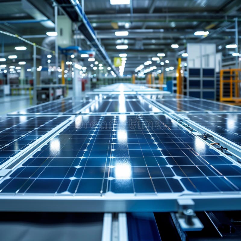 Solar Panel Production Process Showcased in State of the Art Factory ...