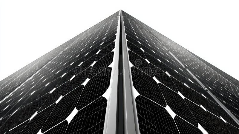 Solar Panel Pyramid stock illustration. Illustration of wheel - 382952140