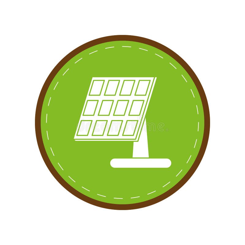 Renewable Energy Solar Wind City Stock Vector - Illustration of modern ...