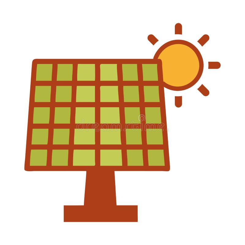 Solar Panel Renewable Energy Icon Stock Vector - Illustration of smart ...