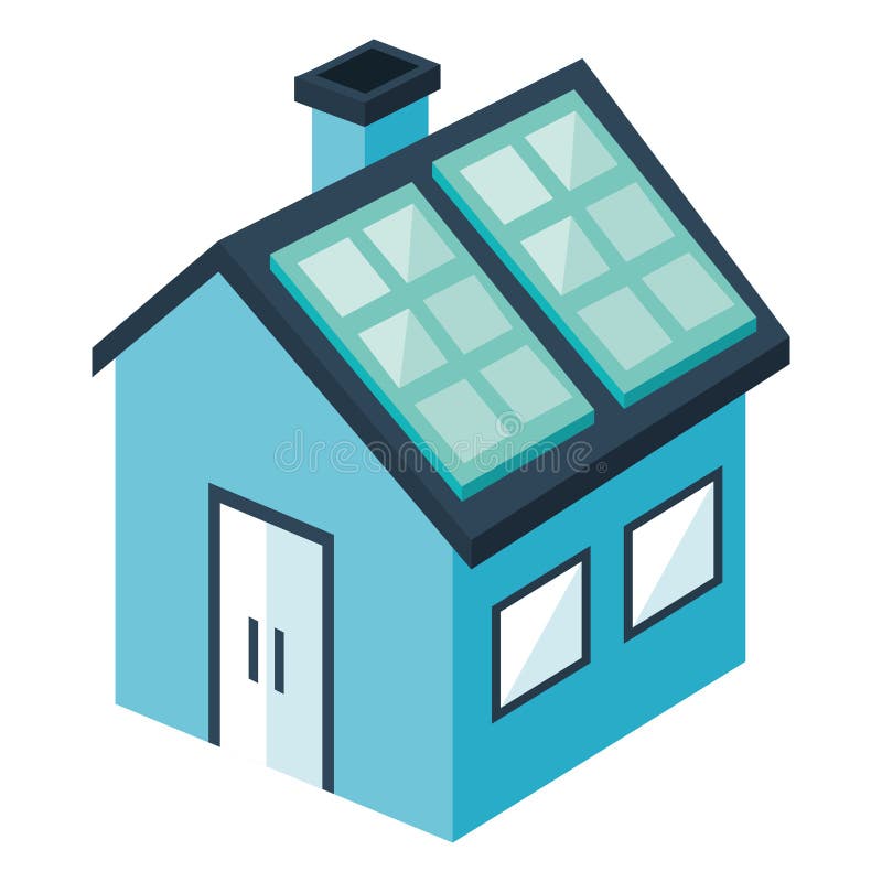 Solar Panel and Ecology Design Stock Vector - Illustration of support ...