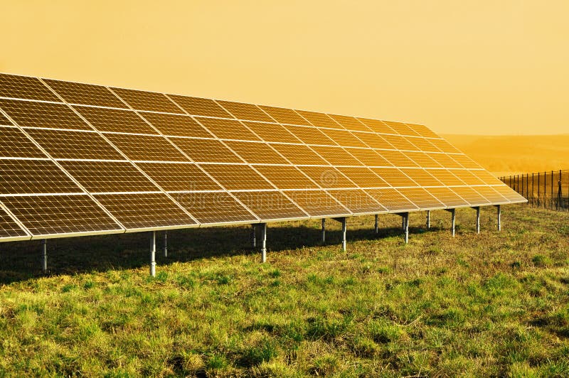 Solar Panel, Renewable Sun Power Stock Image - Image of energy, solar ...