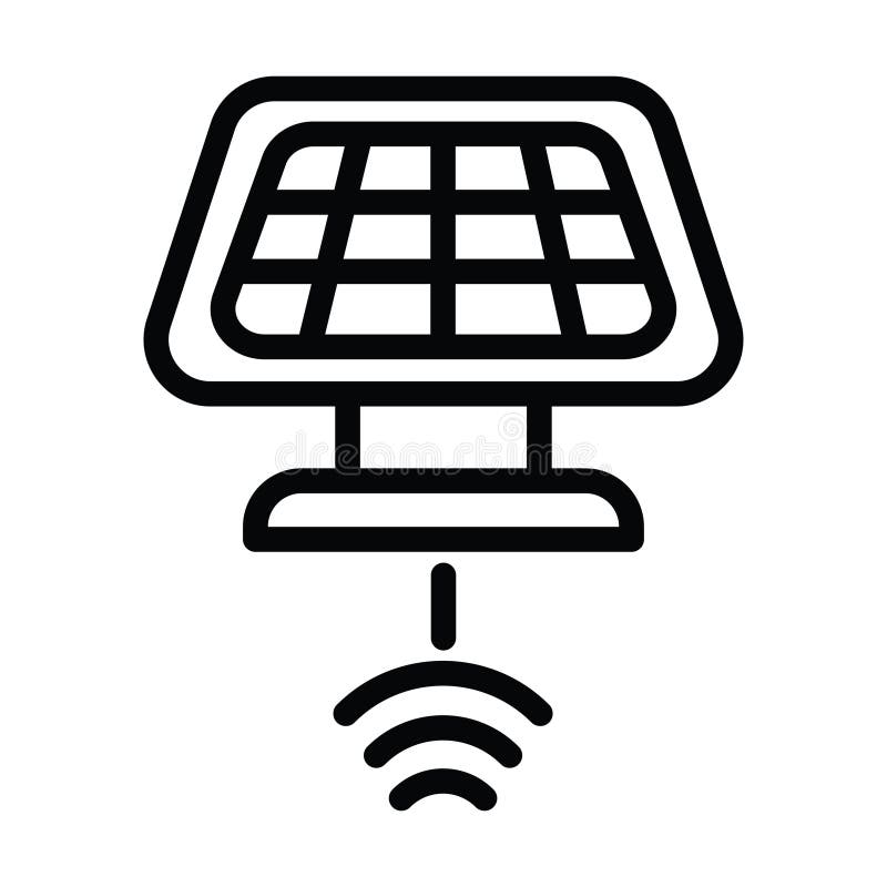 Solar panel green energy stock illustration. Illustration of icon ...