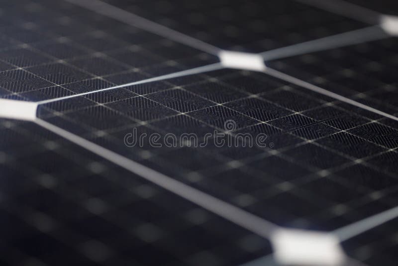 Solar Panel or Solar Cell Texture Pattern Background. Detail Stock ...