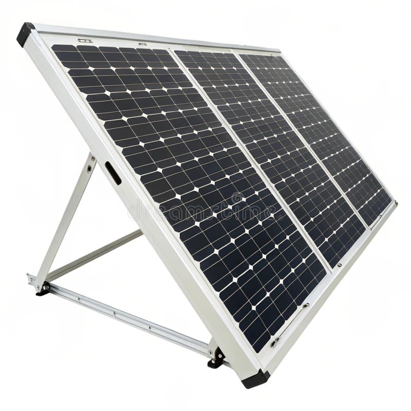 Solar Panel Solution Illustration Stock Illustration - Illustration of ...