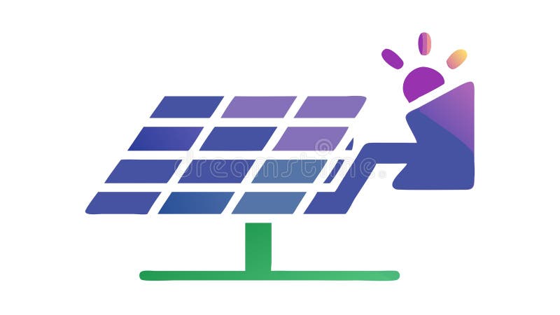 Solar Panel Status Alert Icon, Vector Design Generative AI Stock Vector ...