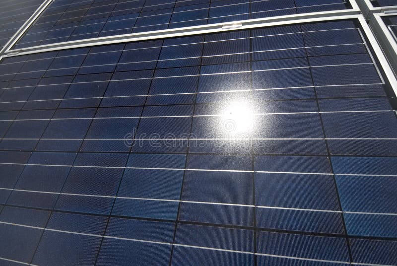 Solar panel and sun stock image. Image of fuel, solar - 20706917
