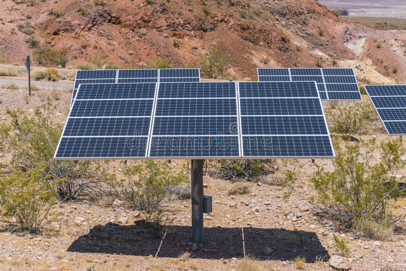 Solar panel on sunny day. stock image. Image of environment - 125526187