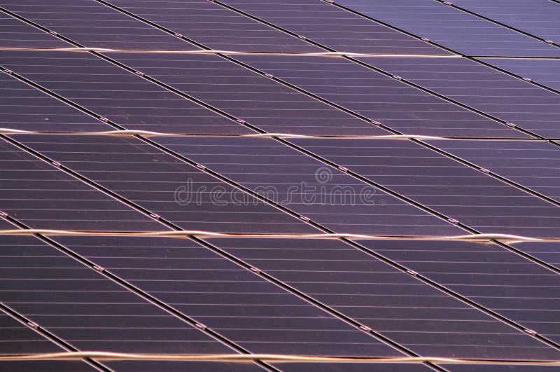 Solar panel surface stock image. Image of electric, renewable - 181098381