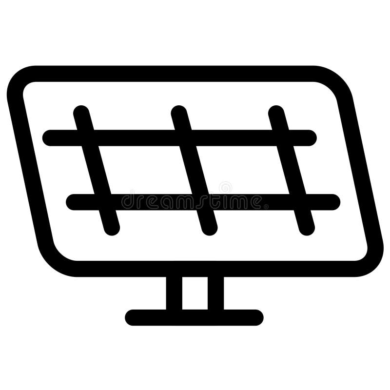 Solar Panel Symbol - Renewable Energy, Sustainability and Ecology Icon ...