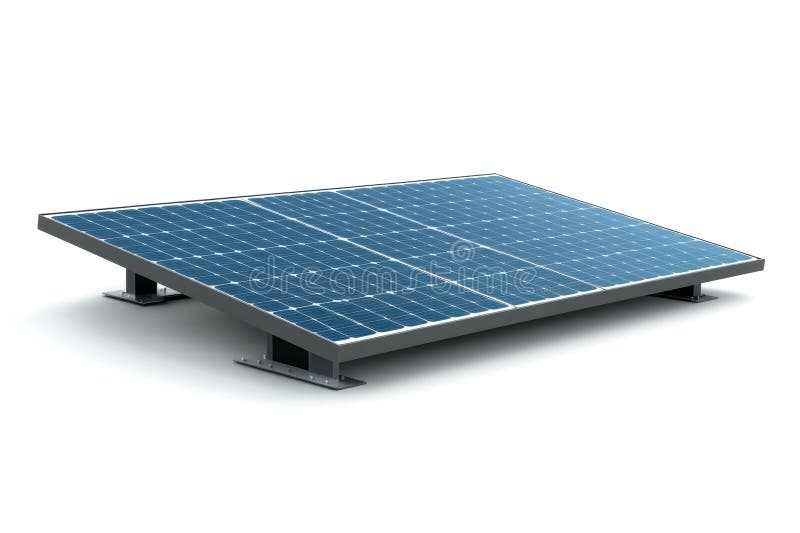 Solar Panel System Converting Sunlight into Electricity, Promoting ...