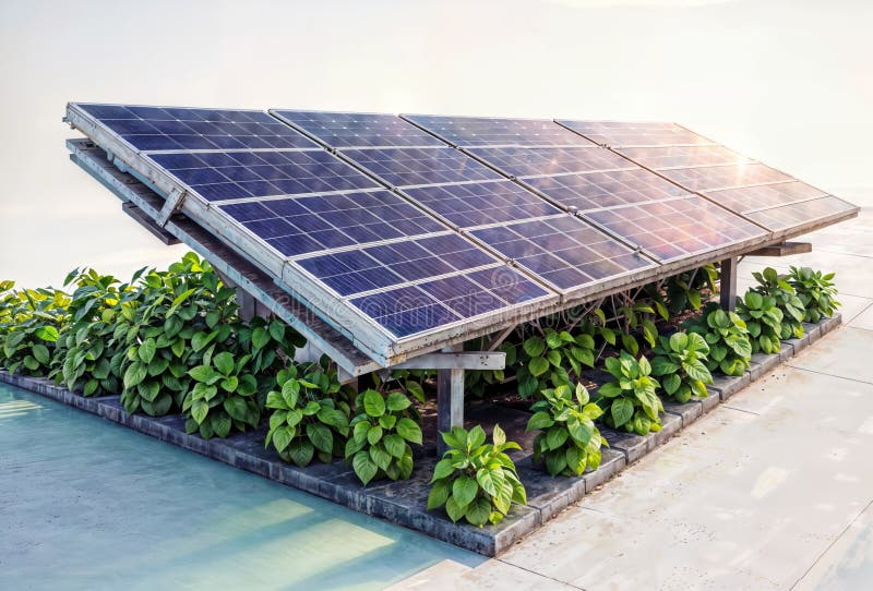 Concrete Meets Green: a Solar System on a Slab, Surrounded by Thriving ...