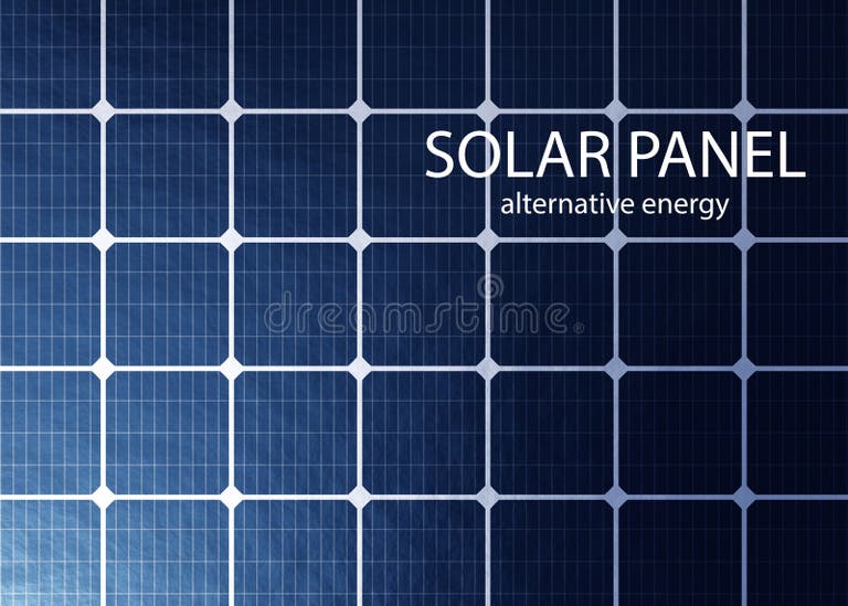 Solar Panel. Top view stock illustration. Illustration of renewable ...