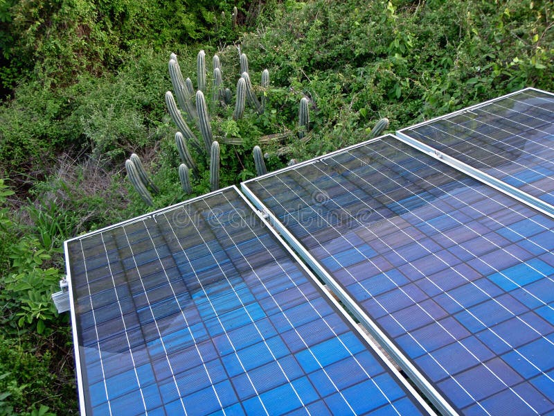 Solar Panel Tropical Location Stock Photos - Free & Royalty-Free Stock ...