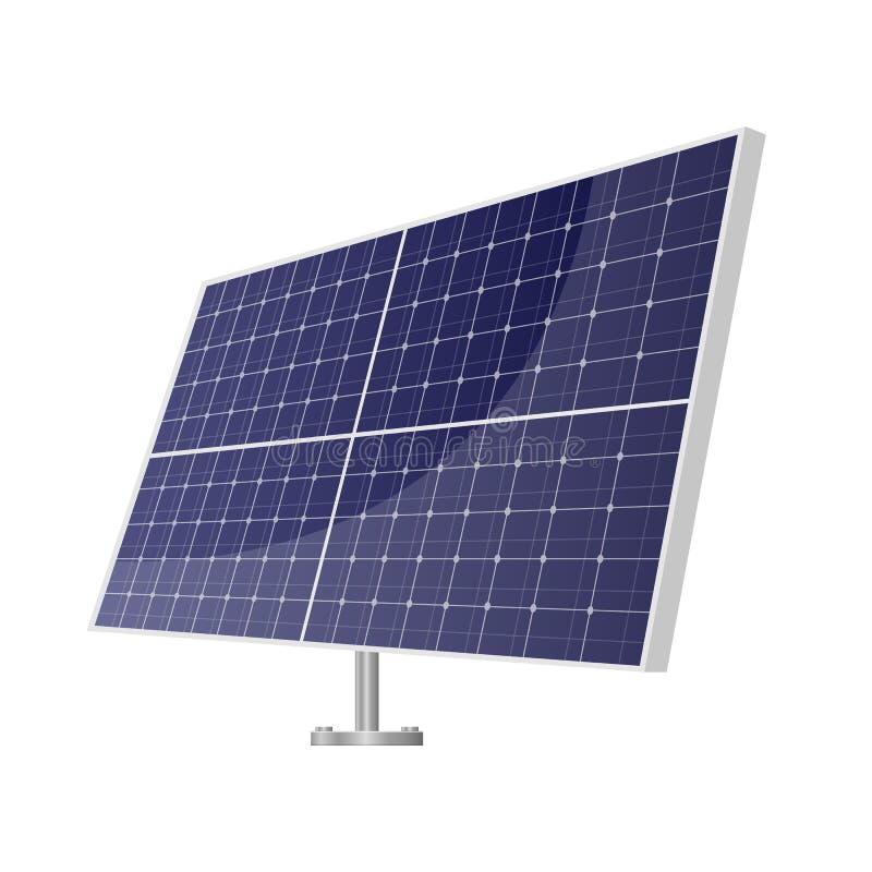 Solar panel illustration stock illustration. Illustration of ...