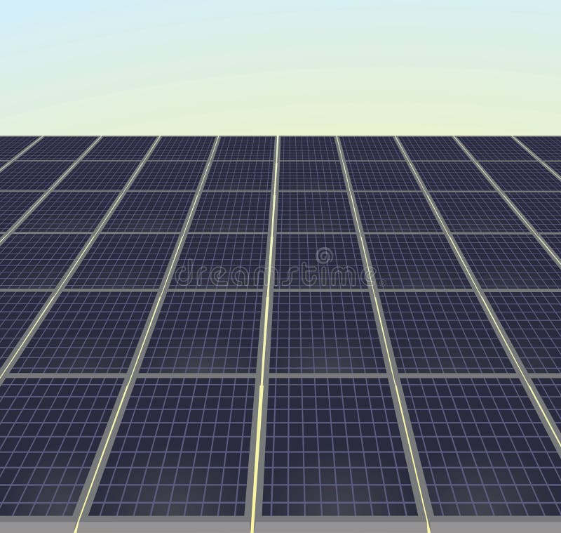 Solar Panel. Vector Illustration Stock Vector - Illustration of ecology ...