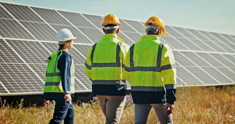 Solar Panel, Walking and Back with People, Inspection and Cooperation ...