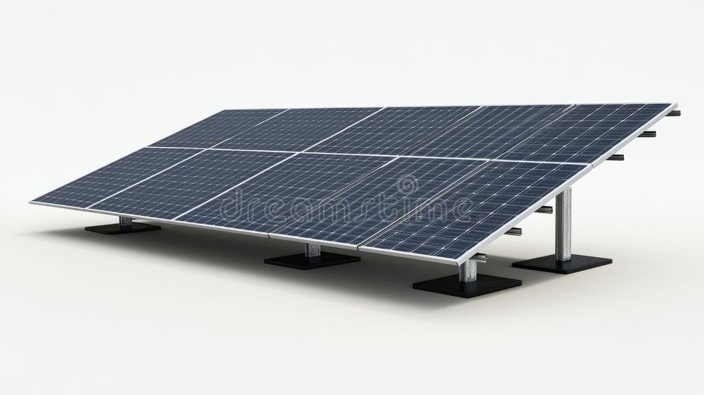 Solar Panel on White Background , Solar Energy on White Background ...