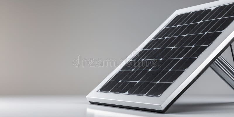 A Solar Panel with a White Frame and Black Squares Innovative Solar ...