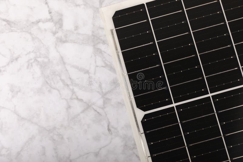 Solar Panel, on a White Texture Background. Alternative Energy Source ...