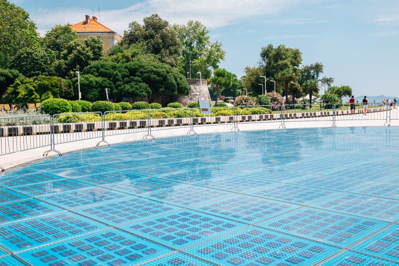 Solar Panel in Zadar, Croatia Stock Image - Image of dalmatia, exotic ...