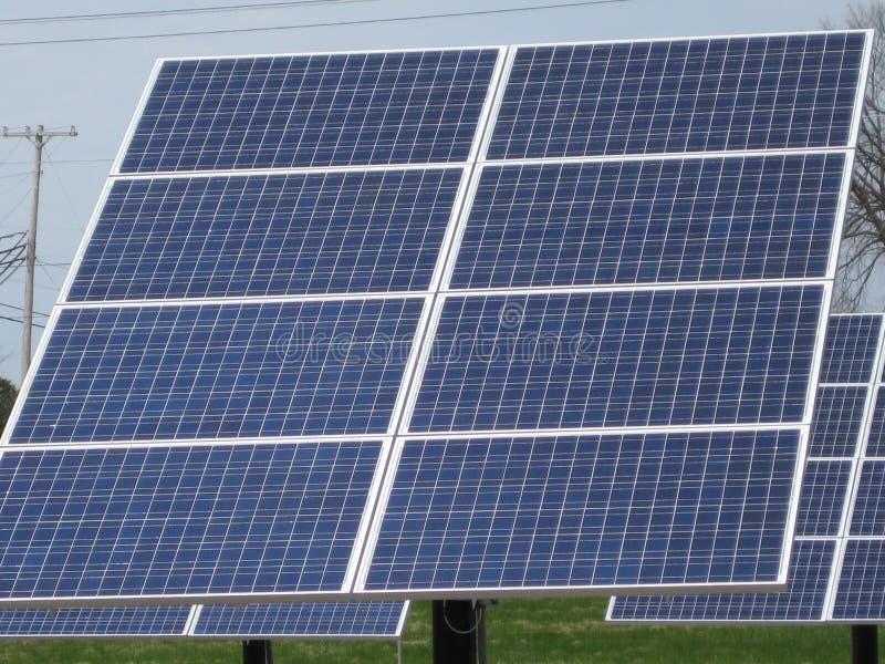 Solar panels stock image. Image of interconnected, banks - 9251893