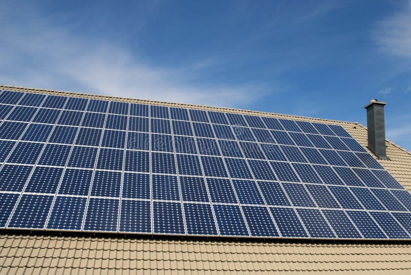 Solar panels stock image. Image of generator, energy - 15828073