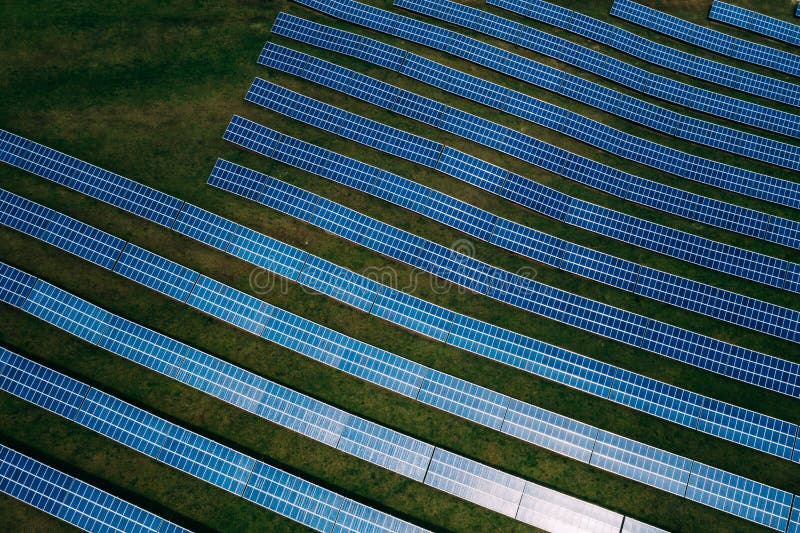 Solar panels in field stock photo. Image of farm, friendly - 172513828