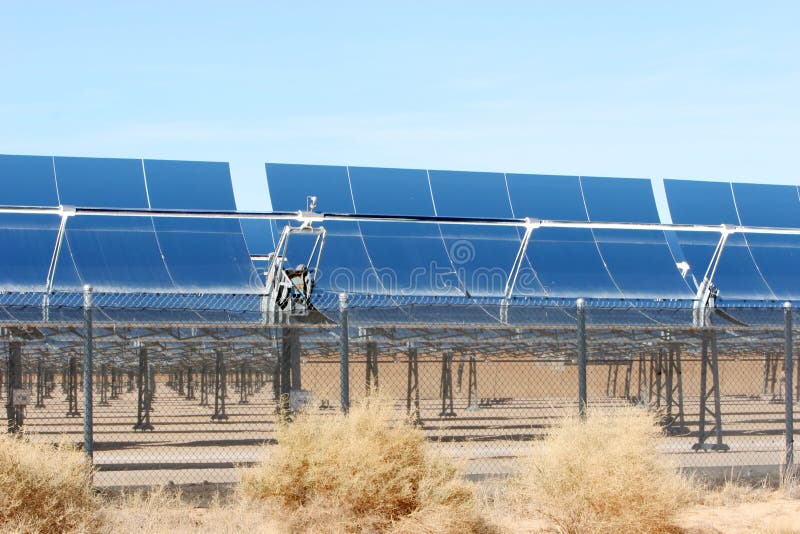 Solar Panel Energy Collector Farm Stock Image - Image of field ...