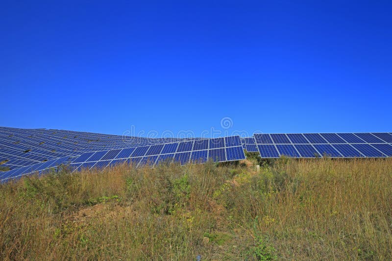 Solar panels stock photo. Image of industrial, green - 273815182
