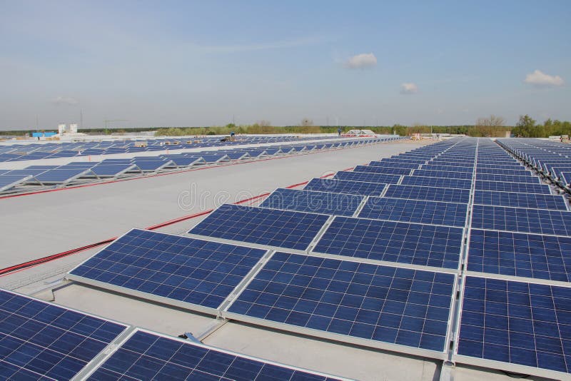 Circular Solar Panel stock image. Image of pavement, shore - 15235417