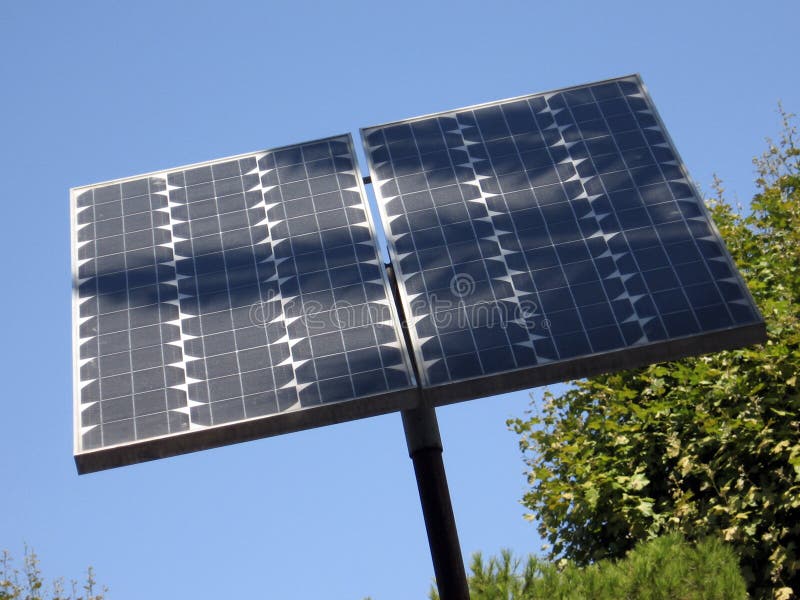 Solar panels stock photo. Image of sunny, technology, effect - 1223656