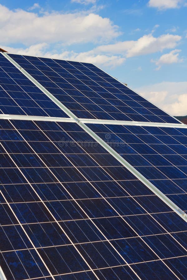 Solar panels stock image. Image of heat, alternative - 37777023