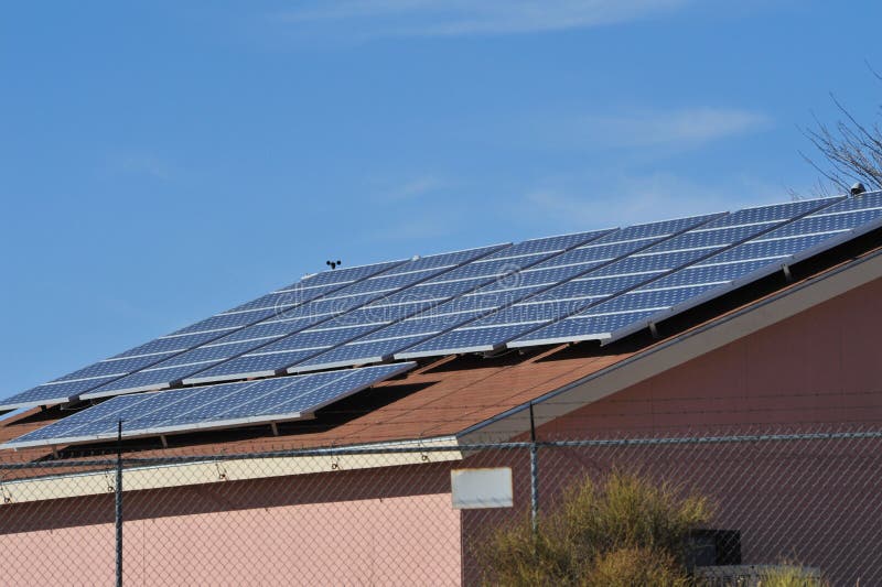 Solar panels stock photo. Image of panels, solar, roof - 8177992