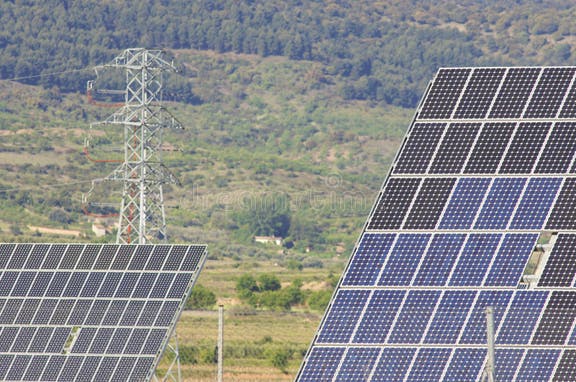 Vertical Solar Panels Tower Stock Photos - Free & Royalty-Free Stock ...