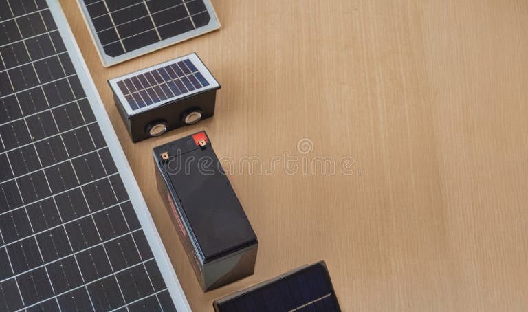 Solar Panels and Battery System for Efficient Energy Storage. Clean ...