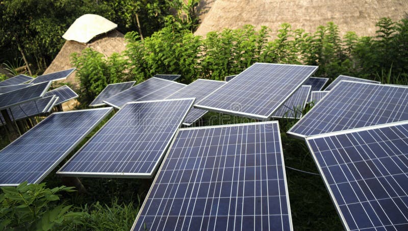 Solar Panels stock image. Image of outdoor, photograph - 53434041